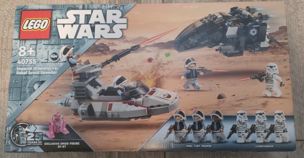 LEGO 40755 Star Wars BEZ FIGUREK Imperialny transportowiec kontra zw ...