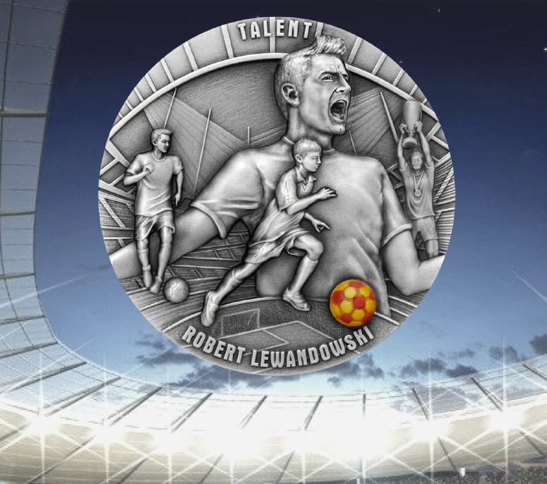 Moneta Robert Lewandowski Droga do Marzeń TALENT | Sokołów Podlaski | Kup teraz na Allegro Lokalnie