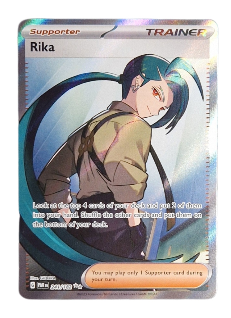 Karta Pokemon TCG Rika Ultra Rare (241/182) Paradox Rift | Opole | Kup ...