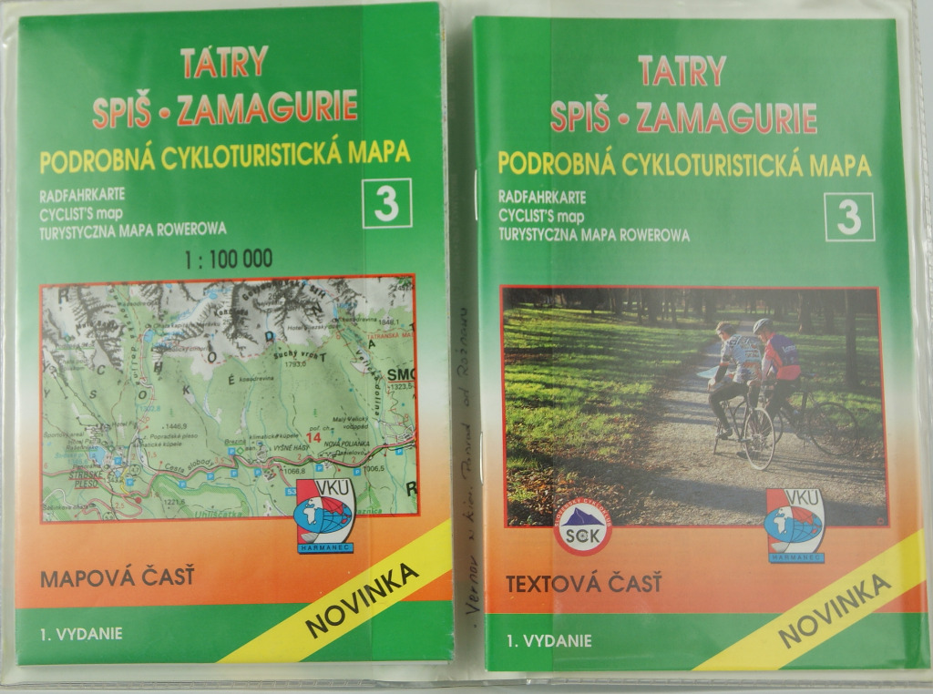 MAPA ROWEROWA SPISZ ZAMAGURIE TATRY | Pszczyna | Kup teraz na Allegro ...