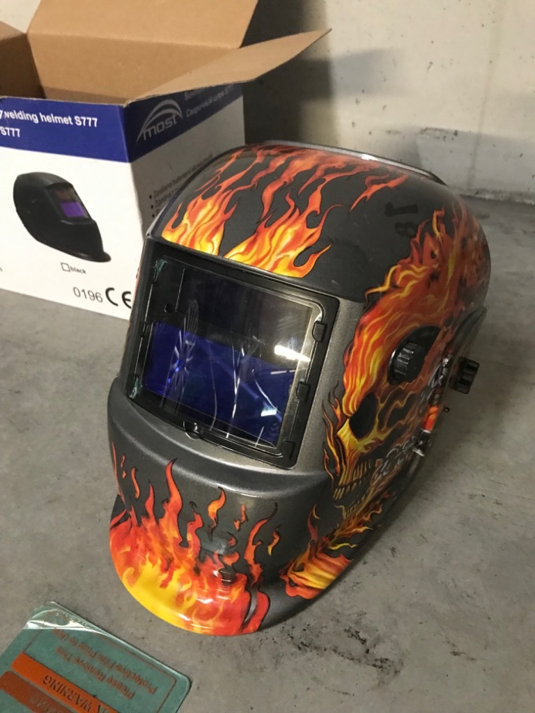 Przyłbica spawalnicza S777 MOST FIRE | Wrocław | Kup teraz na Allegro ...