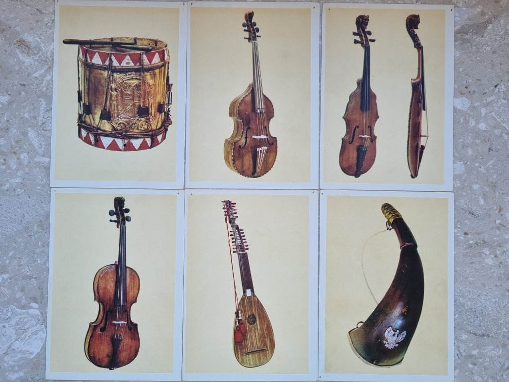 "Dawne polskie instrumenty muzyczne"-9 poczt.w obw | Lublin | Kup teraz ...