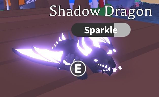 ADOPT ME ROBLOX NEON FLY RIDE SHADOW DRAGON | Gdynia | Kup teraz na ...