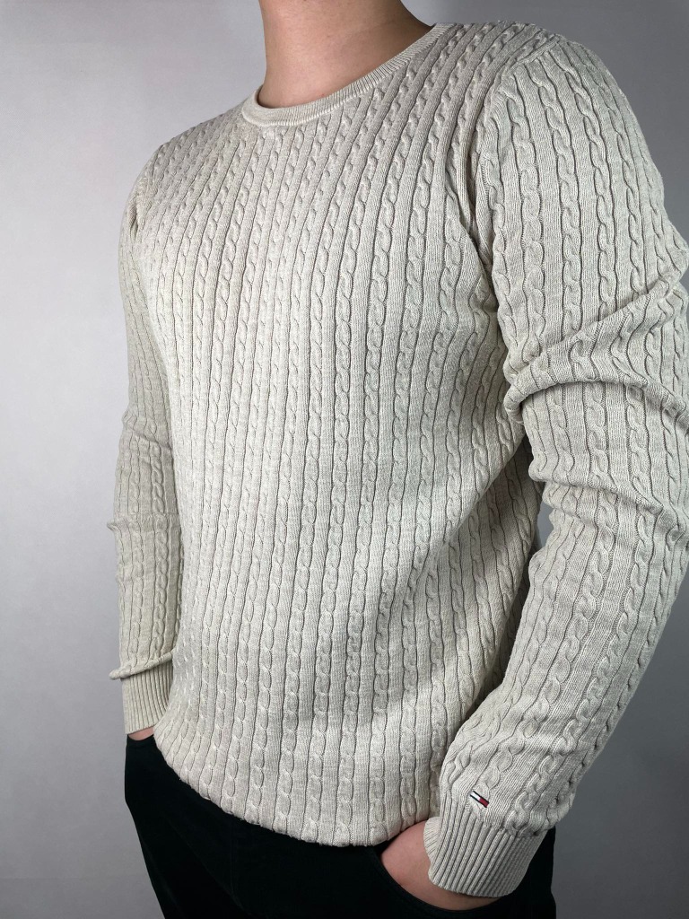 Sweter Męski Warkocz - Niska cena na Allegro.pl