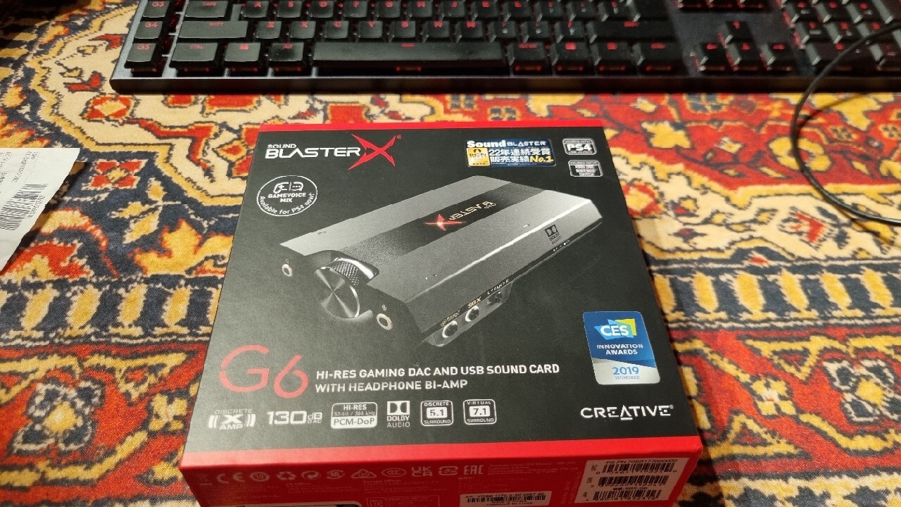 Sound Blaster X G6 | Żychlin | Kup teraz na Allegro Lokalnie