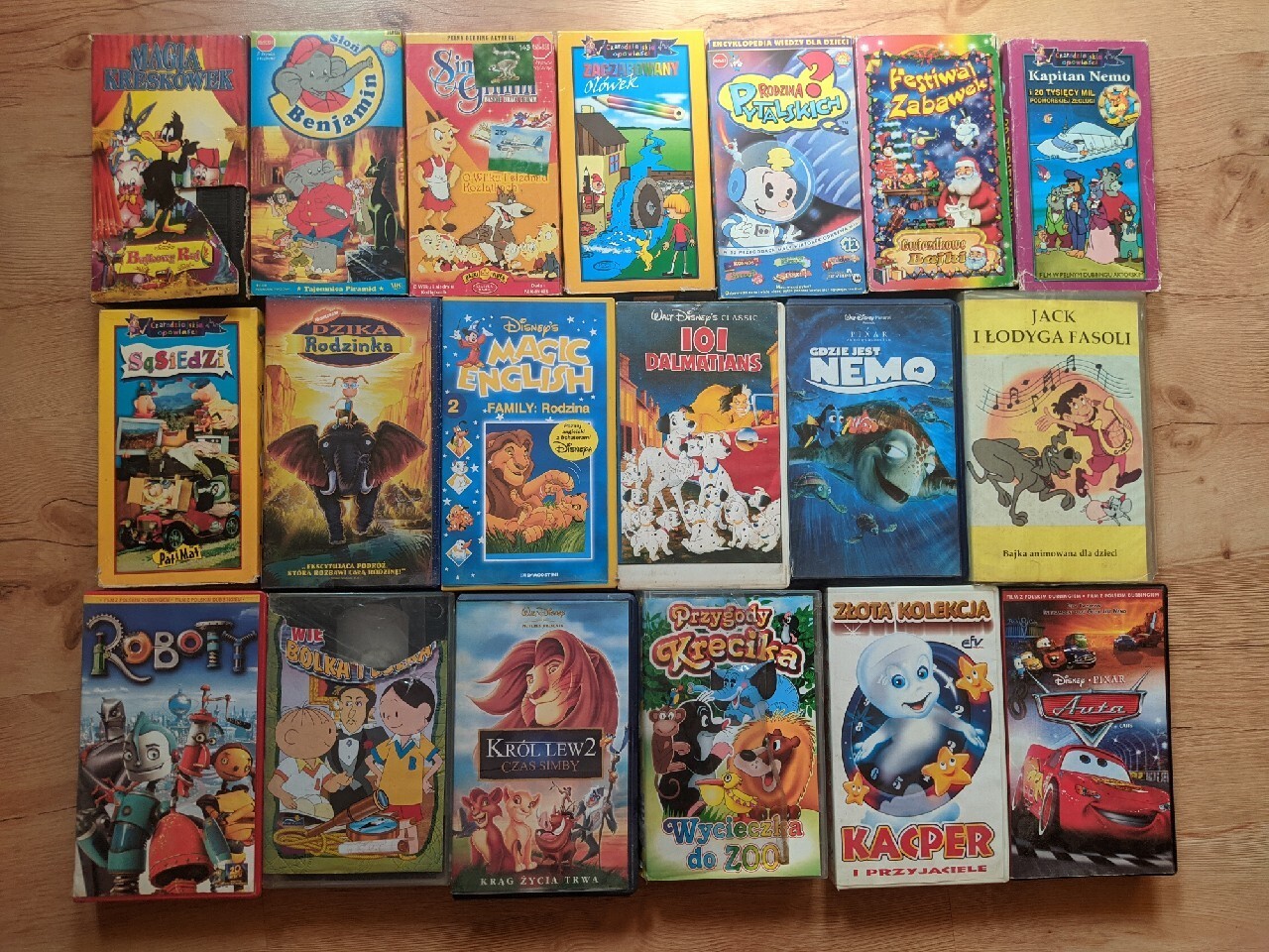 Bajki, kasety wideo VHS | Gidle | Kup teraz na Allegro Lokalnie