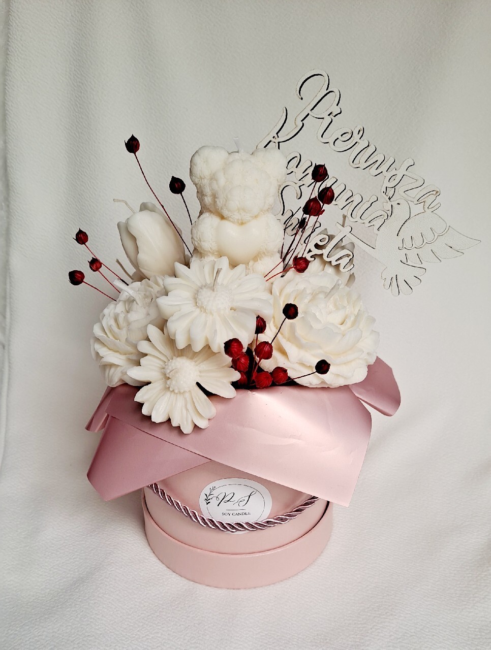 Candle Flower Box świece sojowe | Biskupice | Kup teraz na Allegro Lokalnie