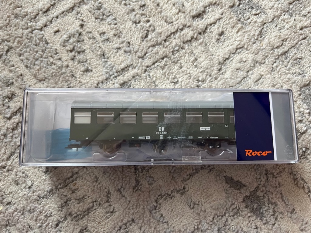 Trzyosiowy wagon pasażerski Reko, DR H0 / Roco 74453 | Szczecin | Kup ...