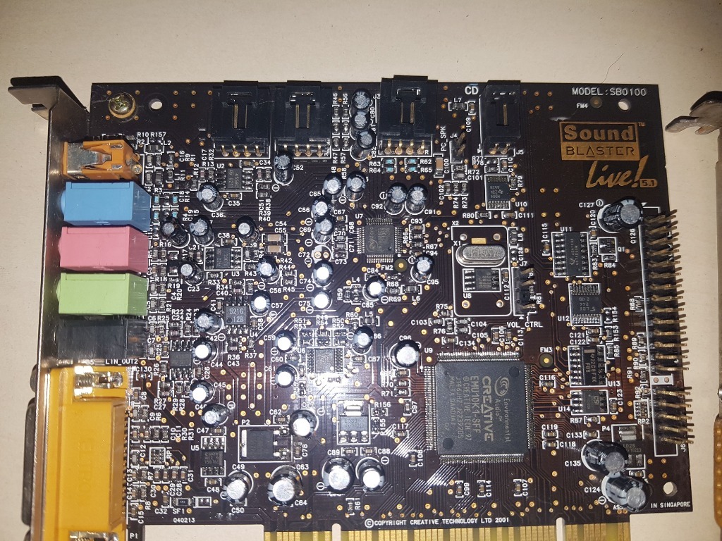 Sound Blaster Live Sb0100 - Niska cena na Allegro.pl