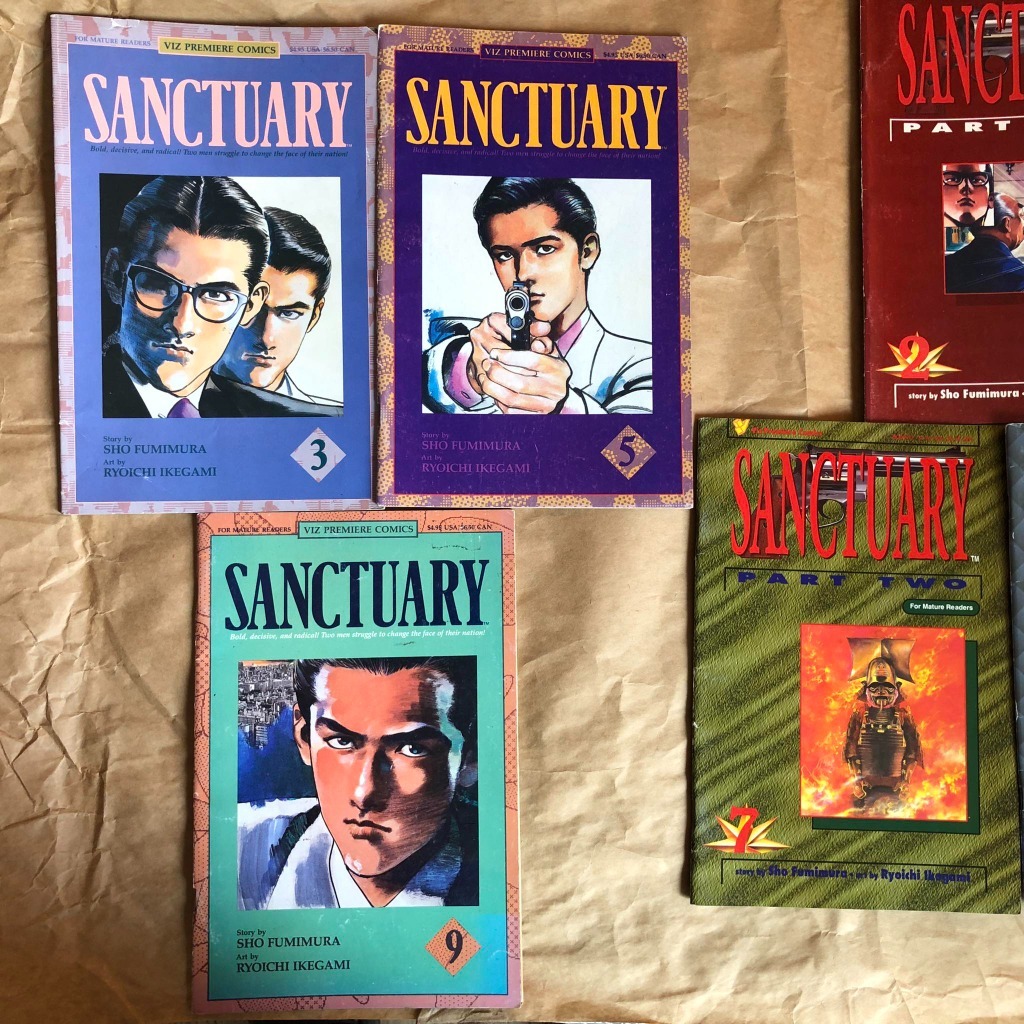 Manga SANCTUARY Fumimura & Ikegami (Heat, Crying Freeman) ENGLISH ...