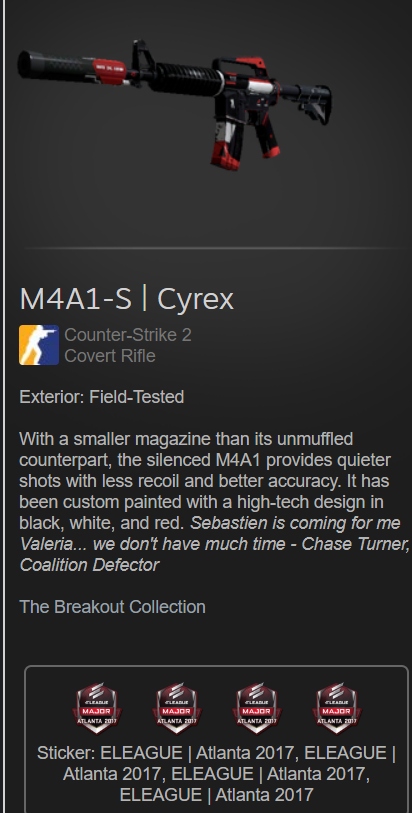 M4a1-s Cyrex - Niska cena na Allegro.pl