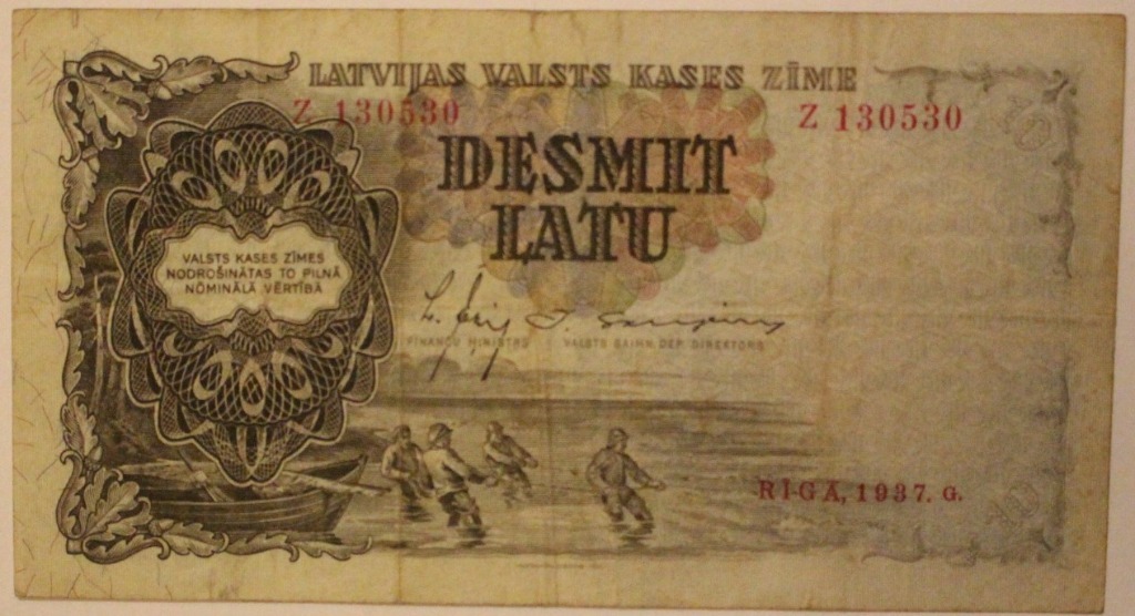 ŁOTWA 10 LATU 10 LATI - RIGA RYGA 1937 RZADKOŚĆ | CHRZANÓW | Kup teraz ...