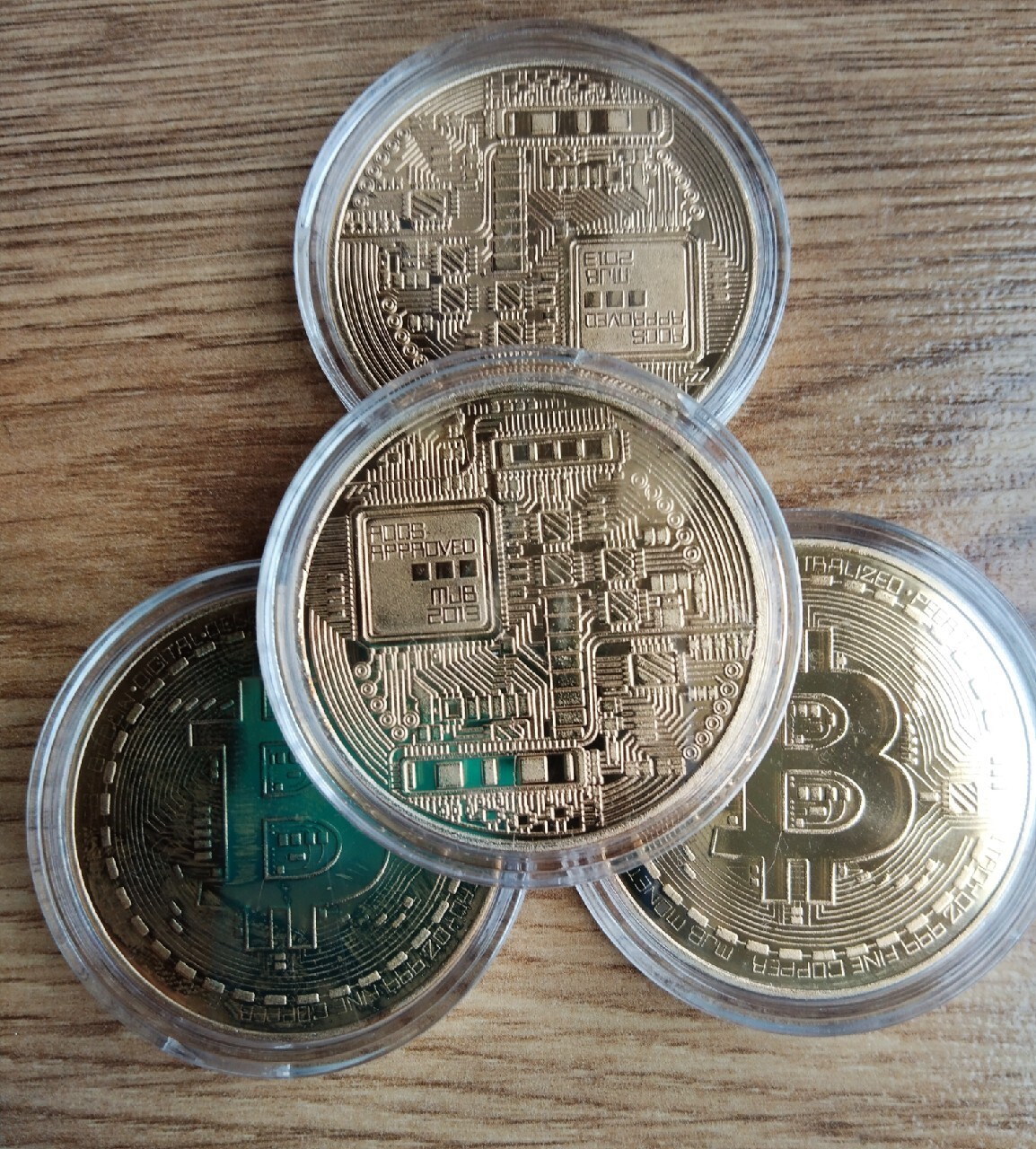 Bitcoin Moneta kolekcjonerska pozłacana unikat2019 | Sanok | Kup teraz ...