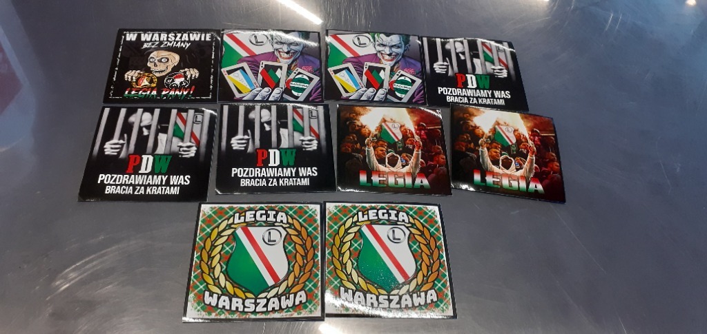 Vlepki Legia Warszawa kolekcja zestaw | Garwolin | Kup teraz na Allegro ...
