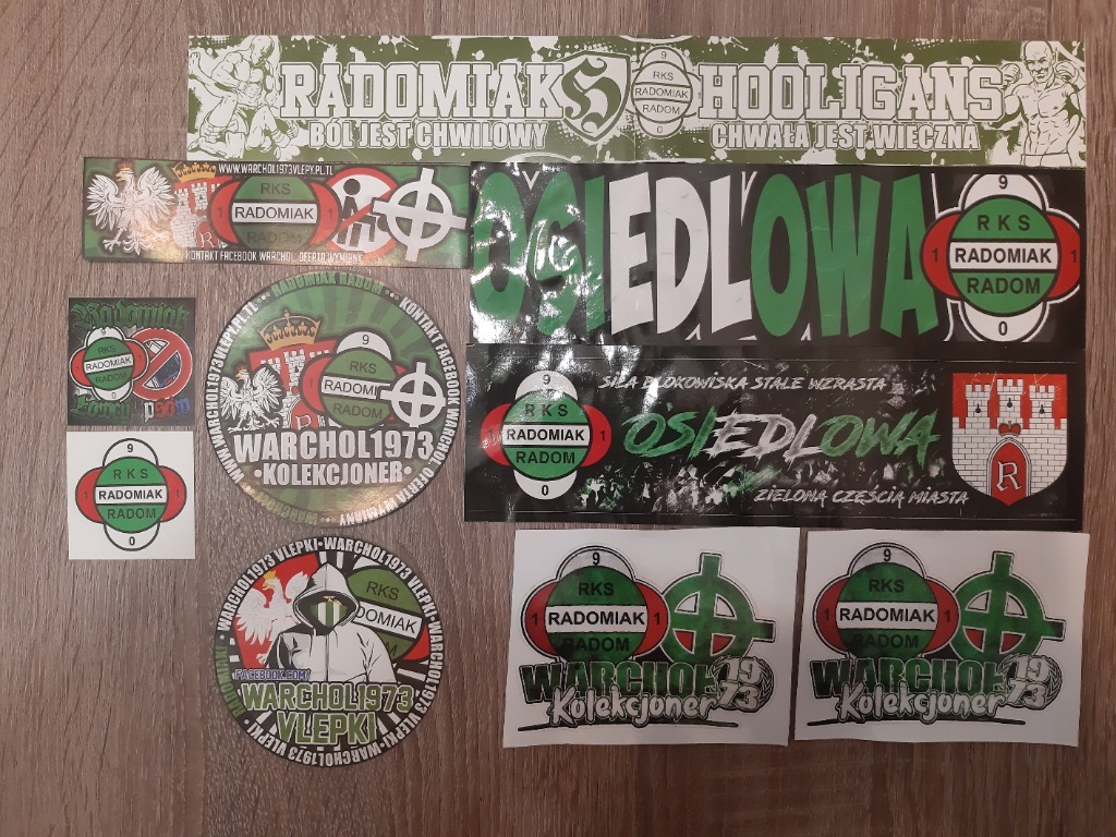 VLEPKI WLEPY LEGIA WWA KOMPLET DZIELNICE RADOMIAK | Warszawa | Kup ...