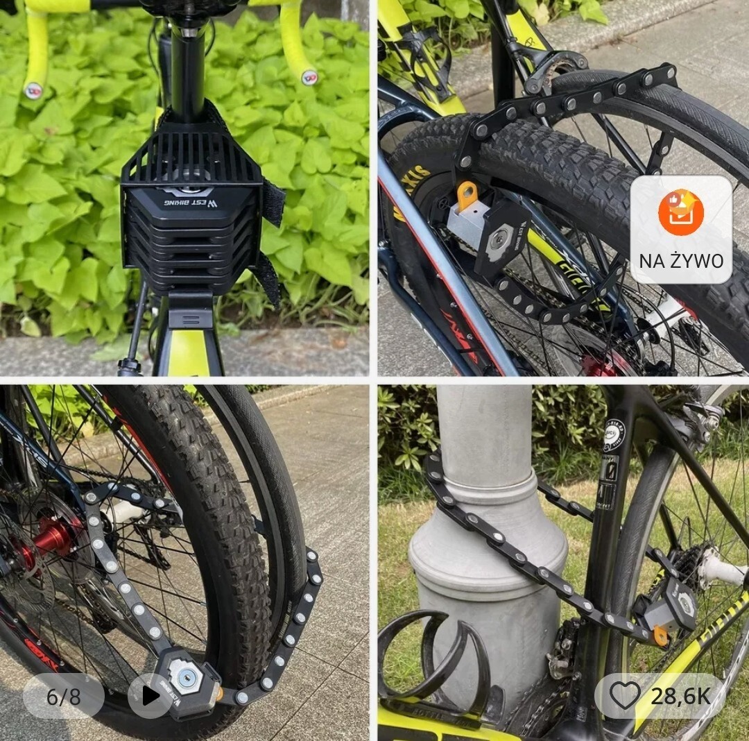 WEST BIKING składane zabezpieczenie rowerowe | POLKOWICE | Kup teraz na ...