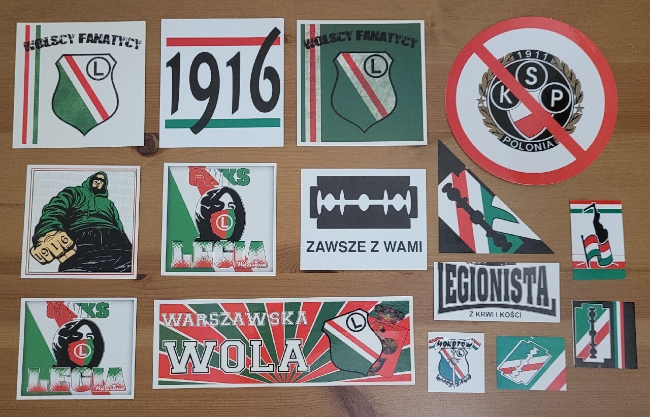 Vlepki Legia Warszawa, Mokotów, Wola, 15 szt. | Mińsk Mazowiecki | Kup ...