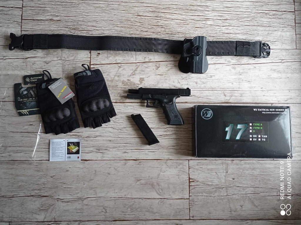 Asg glock 17 kabura pas rękawice blow back | Sieradz | Ogłoszenie na ...