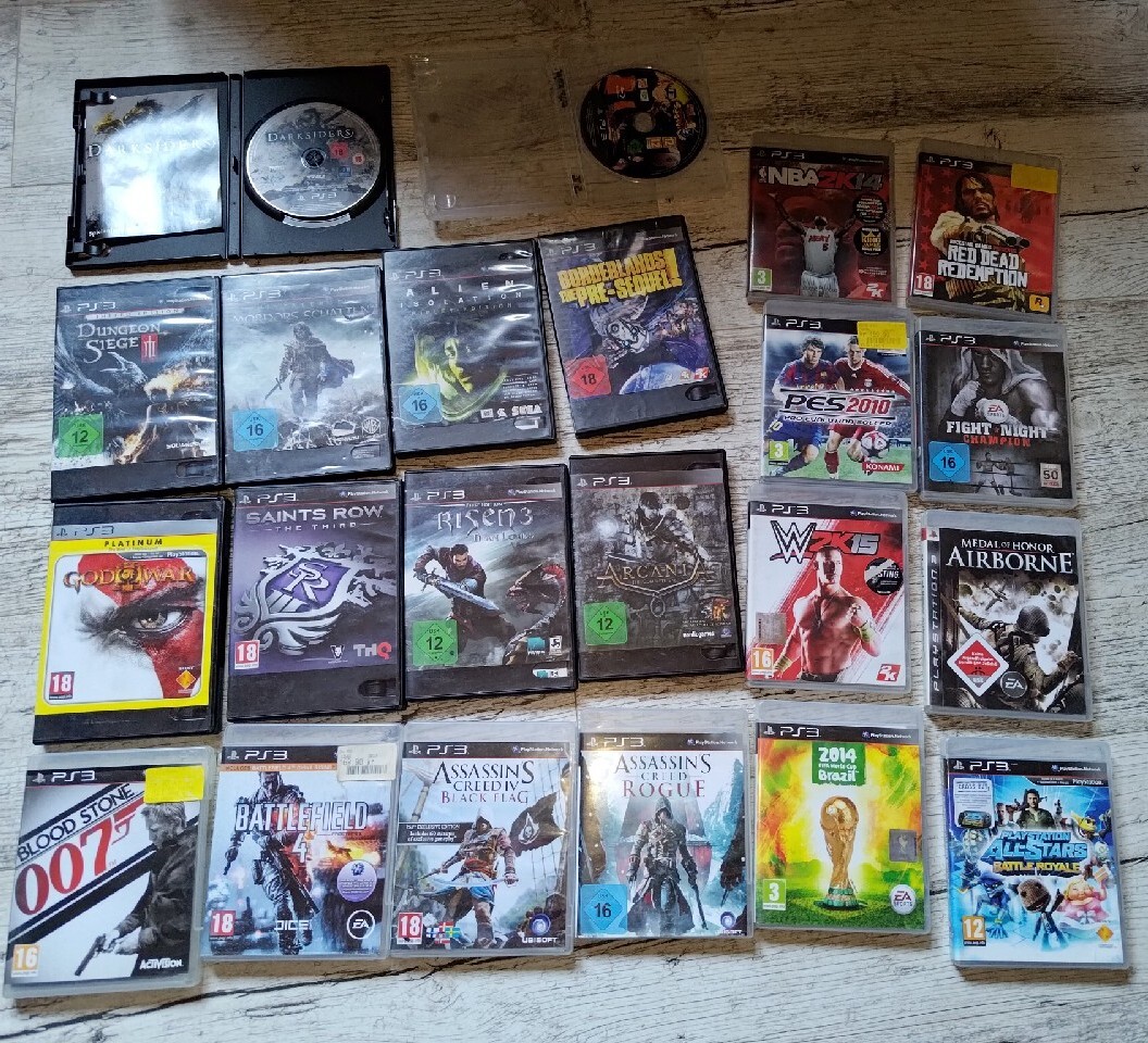 22 gry na PlayStation 3 PS3 __ zestaw gier | Łazy | Kup teraz na ...