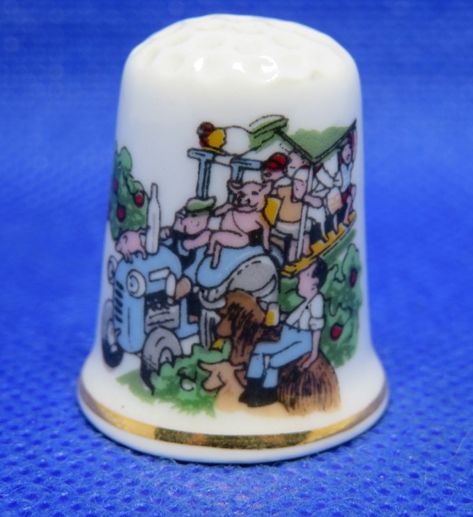 Naparstek Kolekcjonerski Porcela Farma Cornish Świnki | Międzychód ...