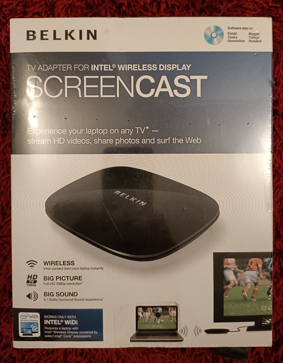 Belkin ScreenCast TV Adapter for Intel Wireless | Rzeszów | Kup teraz ...