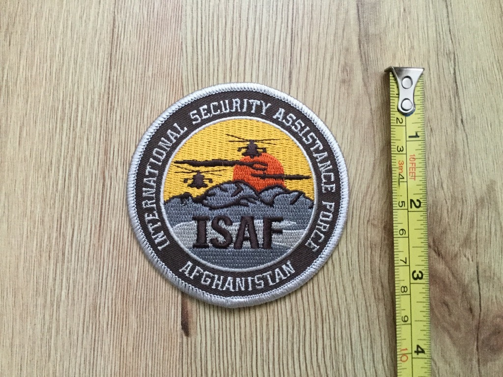 ISAF morale patch Afghanistan Afganistan naszywka | Gdańsk | Kup teraz ...