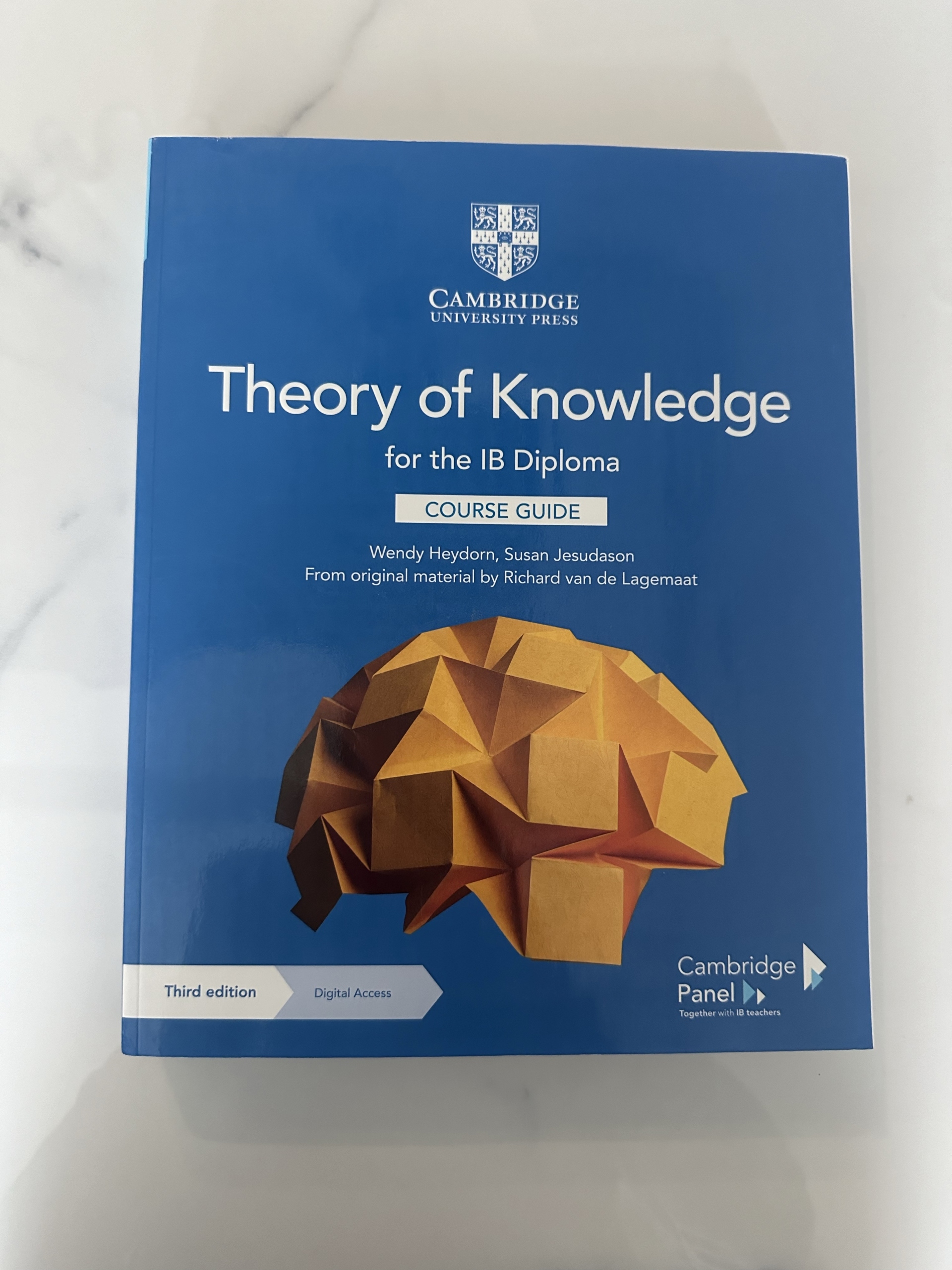 Theory of Knowledge for the IB Diploma 3rd edition Course Guide ...