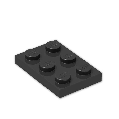 LEGO 3021 Czarna płytka 2 x 3 302126 2szt | Radom | Kup teraz na ...