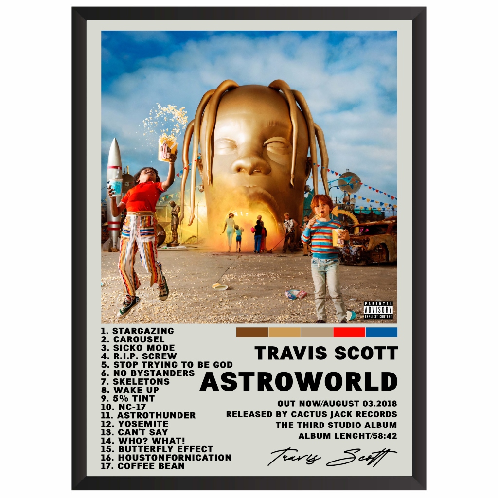 Travis Scott Astroworld Obraz Plakat w Ramce | Toruń | Kup teraz na Allegro Lokalnie