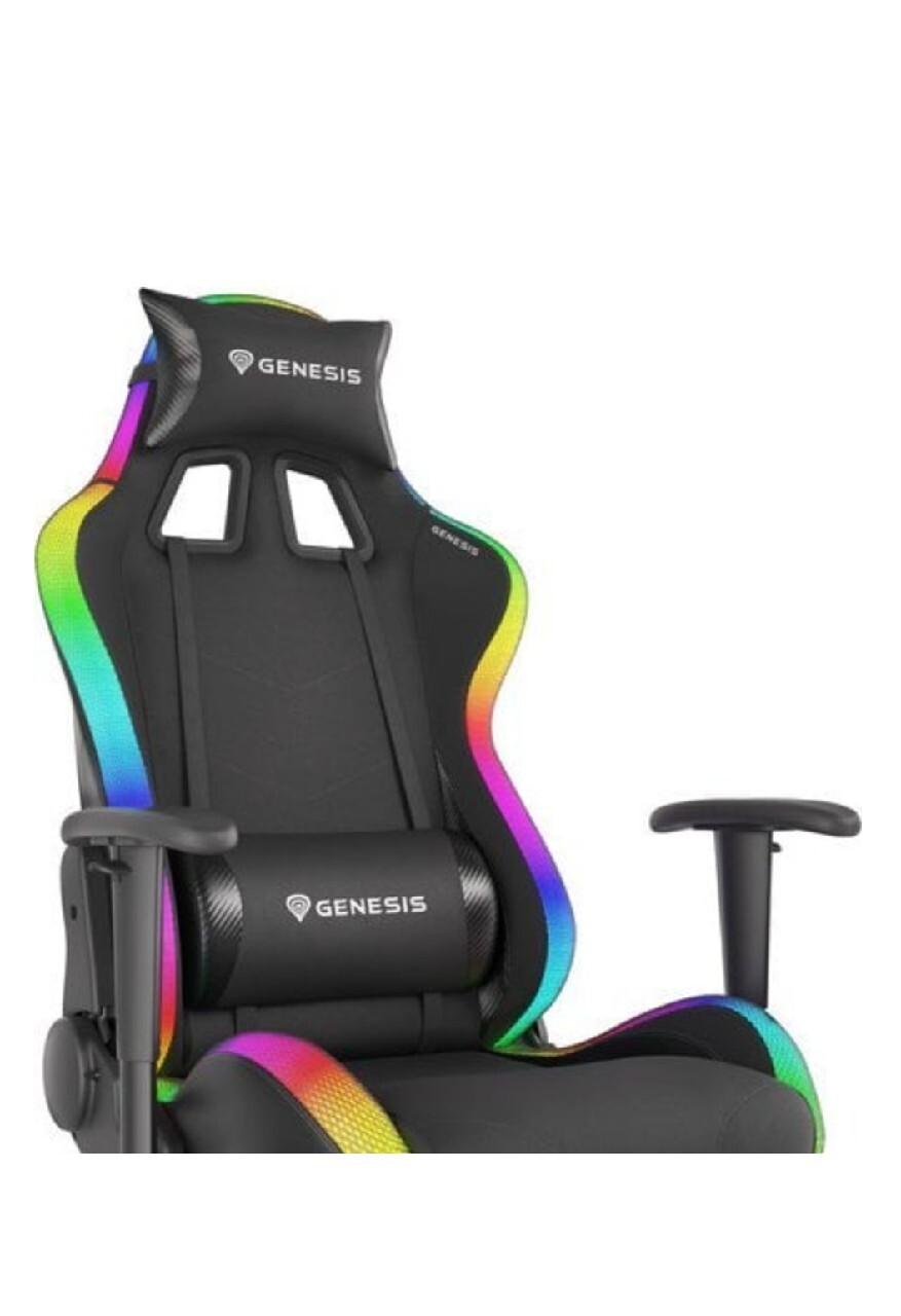 Fotel Genesis Trit 500 RGB czarny | Orneta | Kup teraz na Allegro Lokalnie