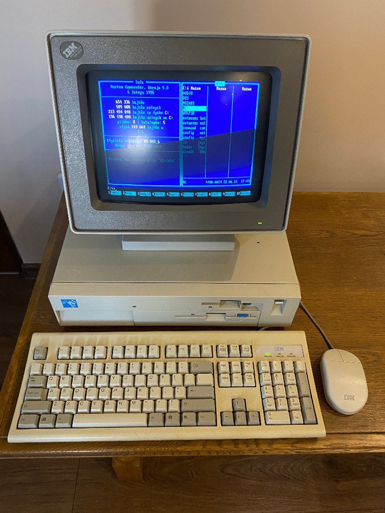 IBM PS/1 Pro 386SX dla kolekcjonera . | Wężyska | Ogłoszenie na Allegro ...