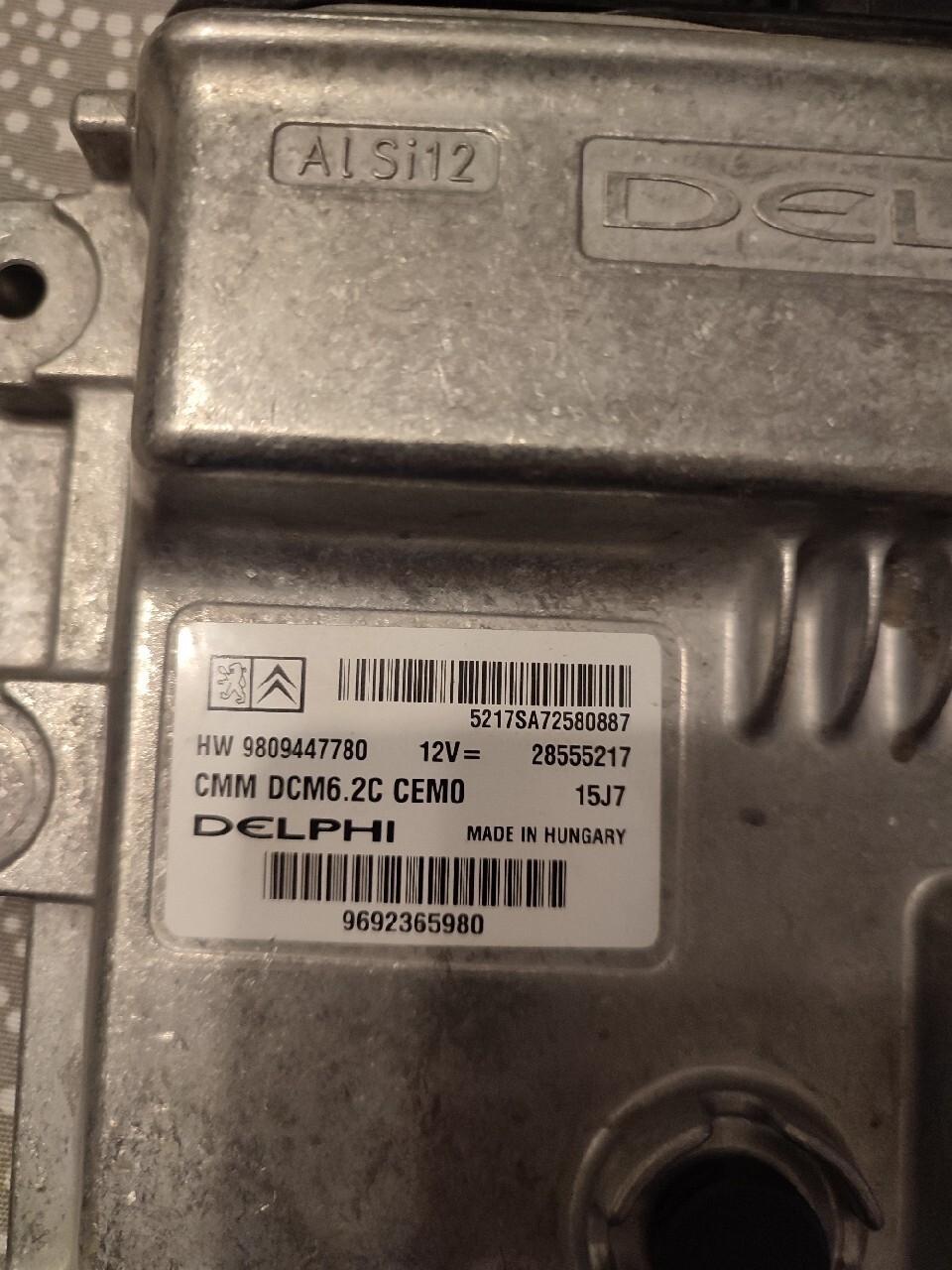 Sterownik silnika Dcm 6 2c PSA 9809447780 | Jawiszowice | Kup teraz na Allegro Lokalnie