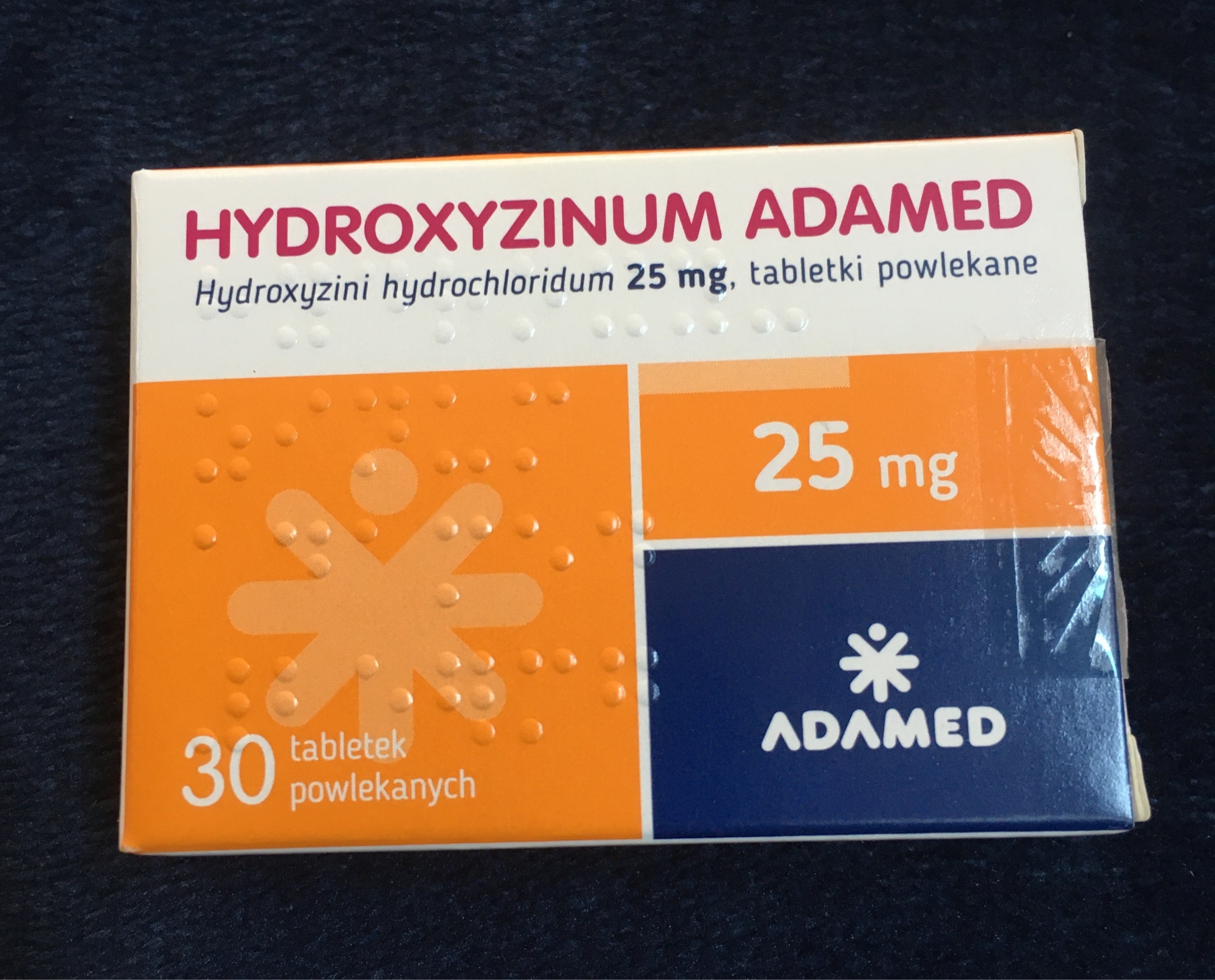 Hydroksyzyna 25 mg, 30 tabl. | Kielce | Kup teraz na Allegro Lokalnie