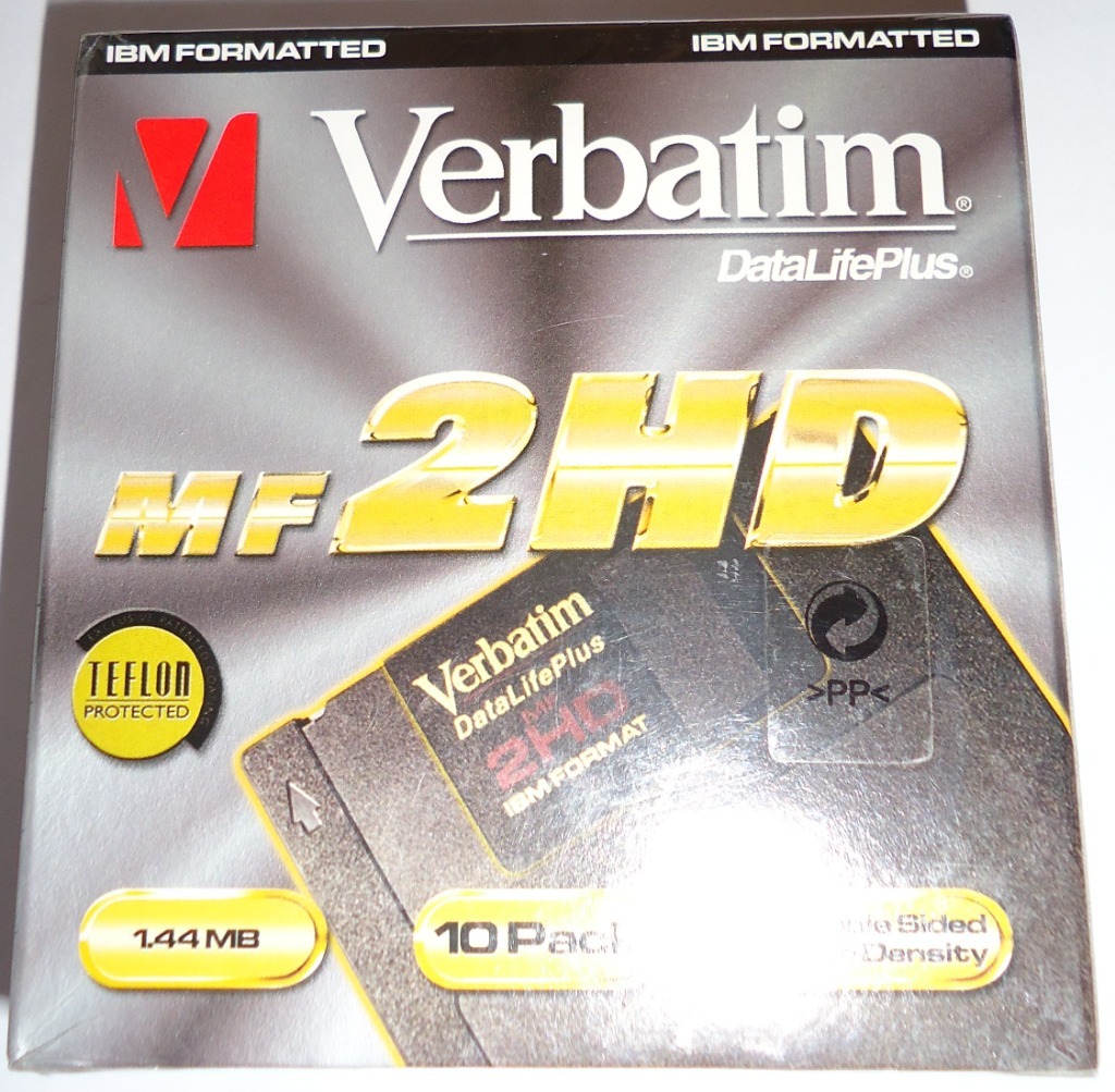 DYSKIETKA VERBATIM MF 2HD 1,44 MB pudełko 10 szt. | Dąbrowa Górnicza | Kup teraz na Allegro Lokalnie