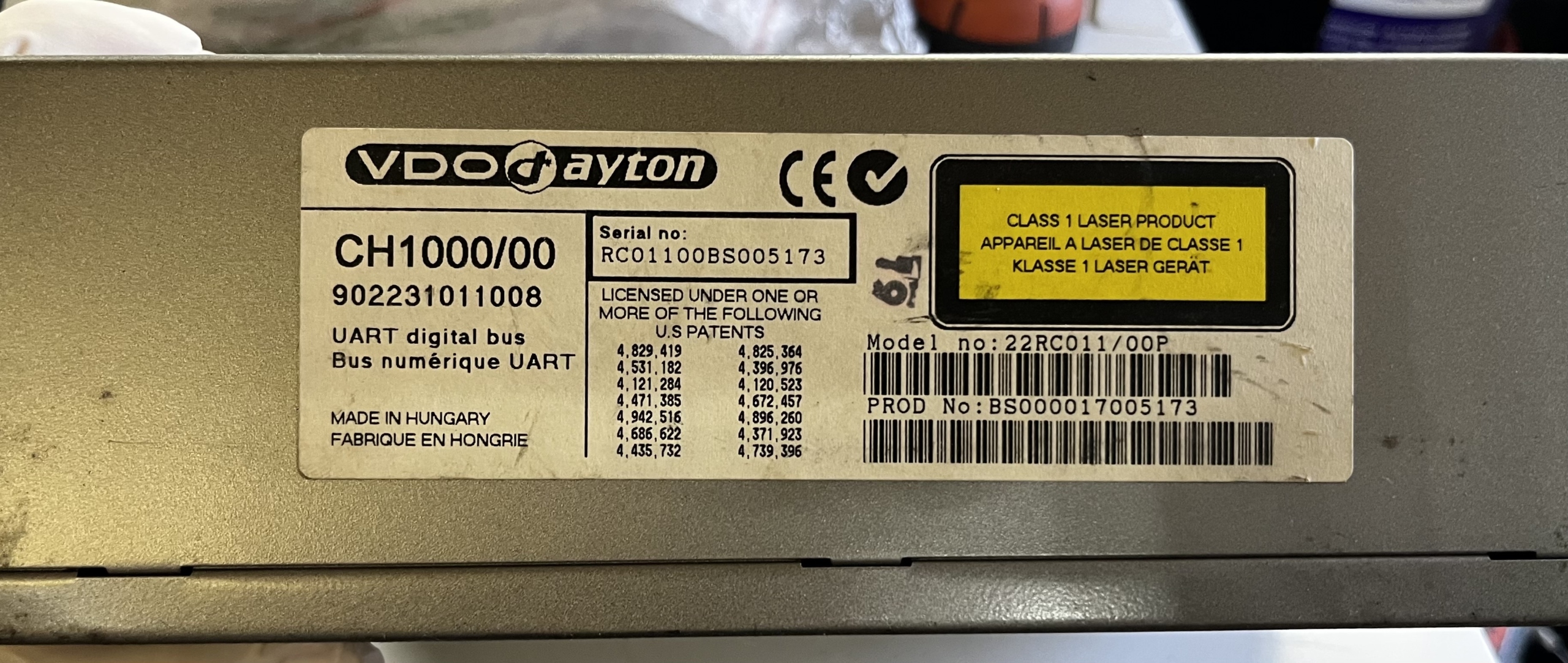 Zmieniarka płyt CD CH1000/00 | Limanowa | Ogłoszenie na Allegro Lokalnie