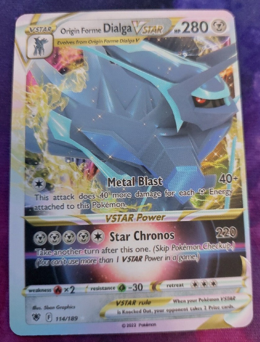 Orgin Forme Dialga V max karty Pokemon | Gołąb | Kup teraz na Allegro ...