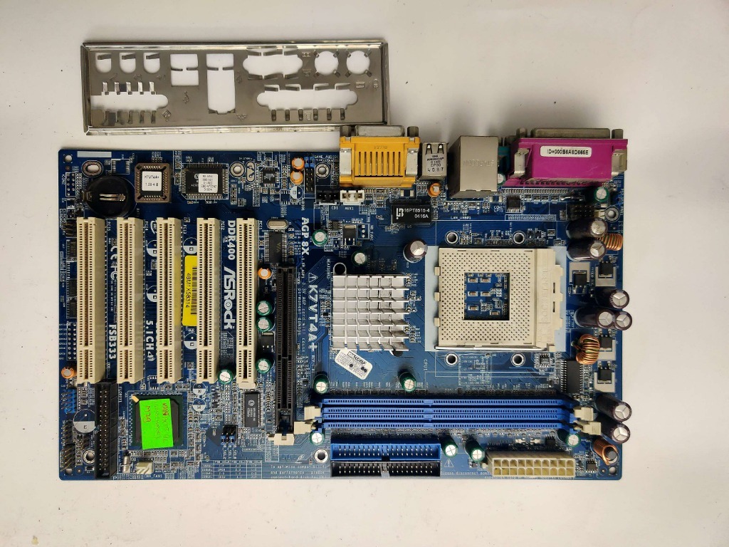 Płyta główna Socket A 462 Asrock K7VT4A+ AMD Athlon AGP DDR | Kraków ...