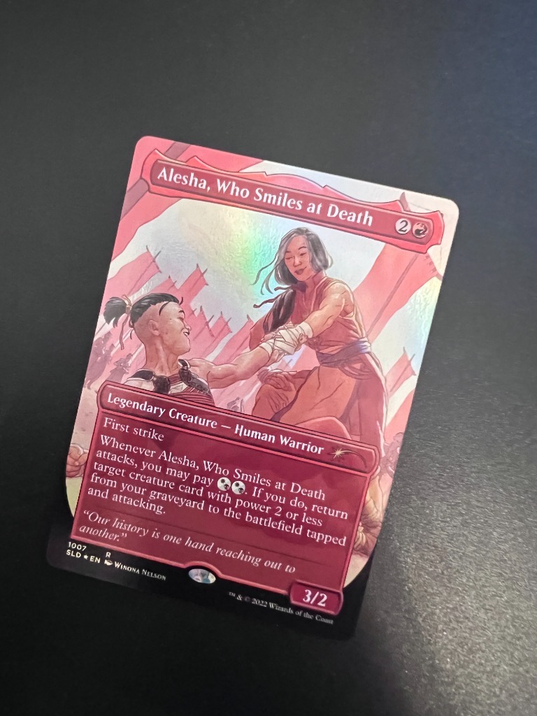 [MTG] Alesha, Who Smiles at Death FOIL | Kraków | Kup teraz na Allegro ...