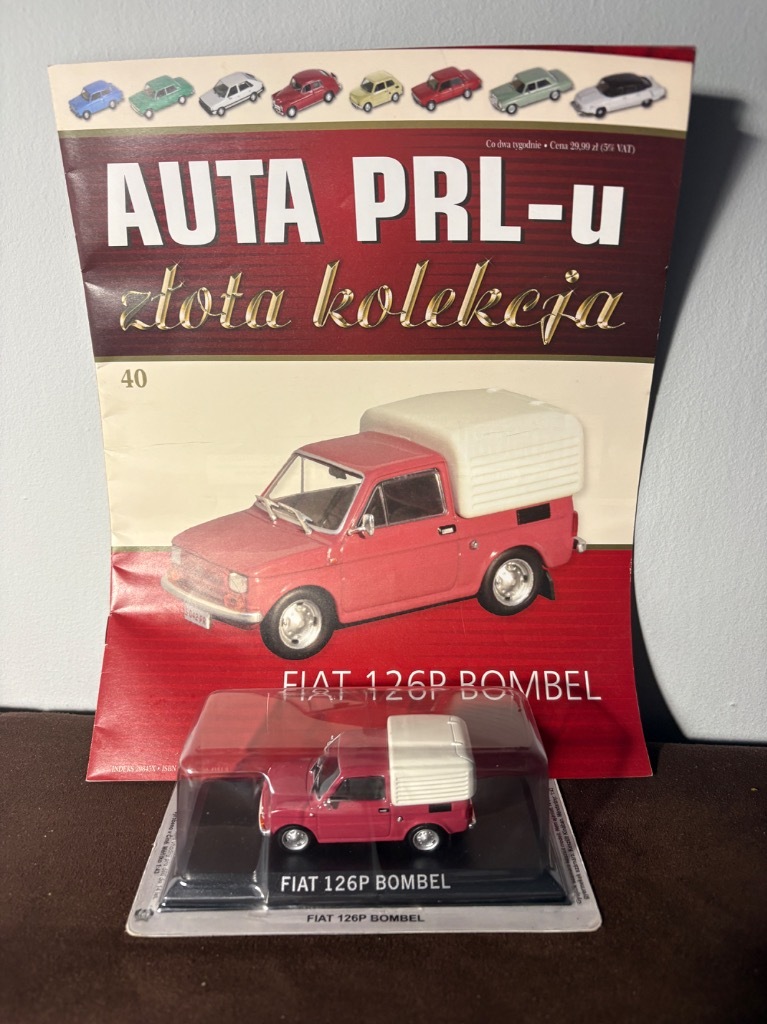 Kultowe Maluchy Fiat 126 126p Bombel DeAgostini 1:43 | Lublin | Kup ...