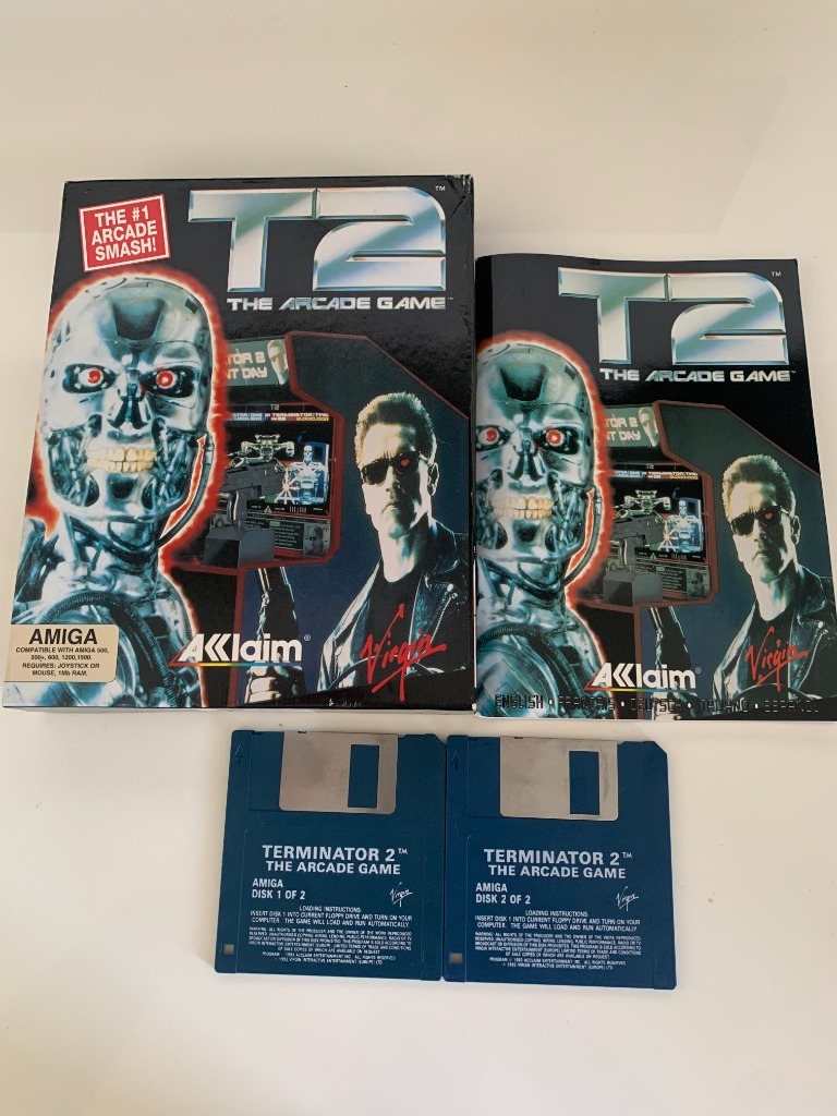 Terminator 2 The Arcade Game Amiga 1Meg Dyskietka | Biala Podlaska ...