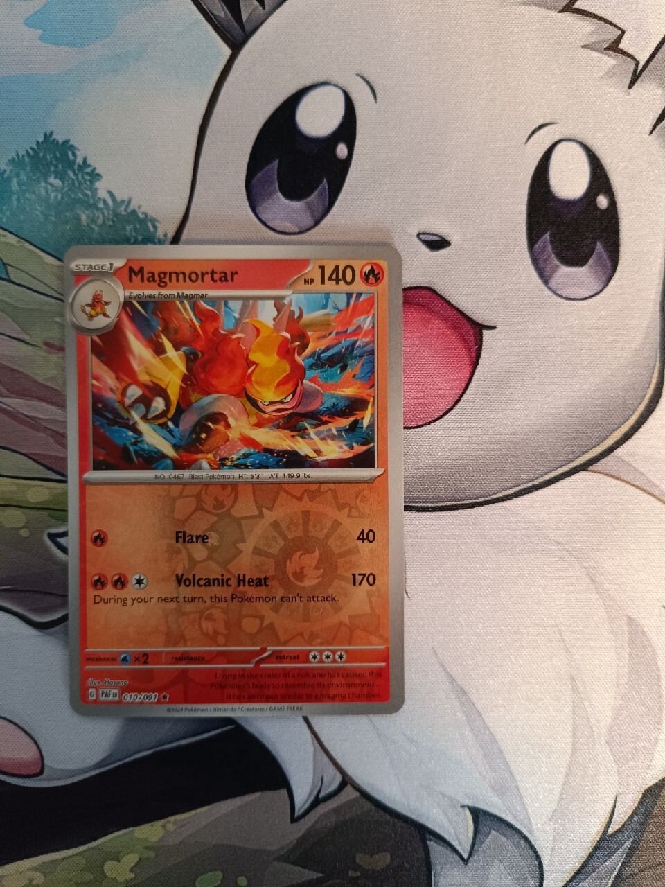 Karta Pokemon Magmortar (PAF 010) - Reverse Holo | Wólka Radzymińska ...