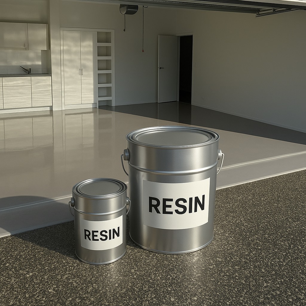 Żywica epoksydowa do garażu poliureta na balkon taras schody UV RAL ...