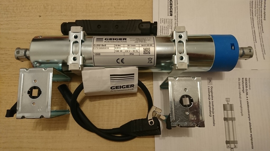 Silnik do żaluzji GEIGER GJ56..e5 | Warszawa | Kup teraz na Allegro ...