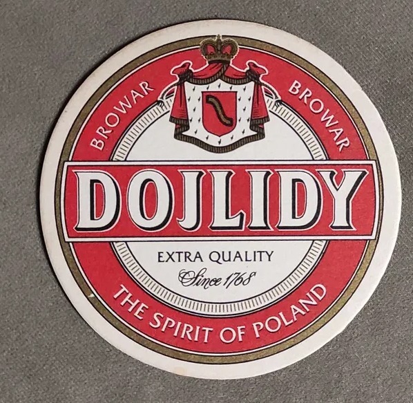 Podkładka do piwa Dojlidy okrągła | Oświęcim | Kup teraz na Allegro ...