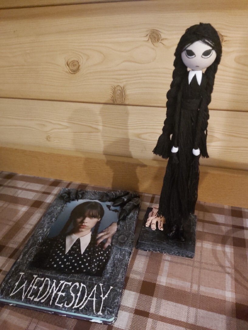 Lalka wednesday Addams pamiętnik notes | Gaudynki | Kup teraz na ...