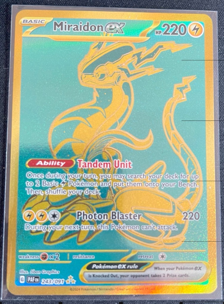 Miraidon EX 243/091 Paldean Fates Pokemon | Wrocław | Kup teraz na ...