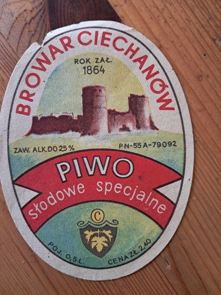 Browar Ciechanów etykieta | Warszawa | Licytacja na Allegro Lokalnie