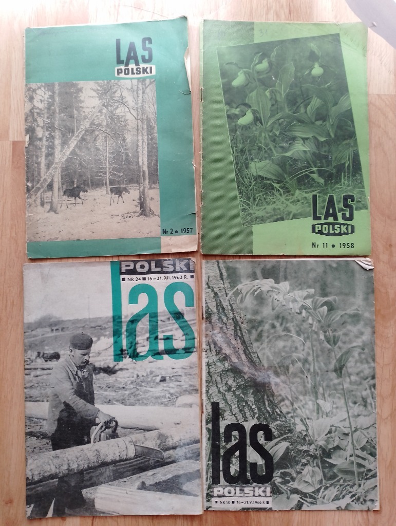 Czasopismo Las Polski 4 numery 1958 1959 | Poręba Spytkowska | Kup ...