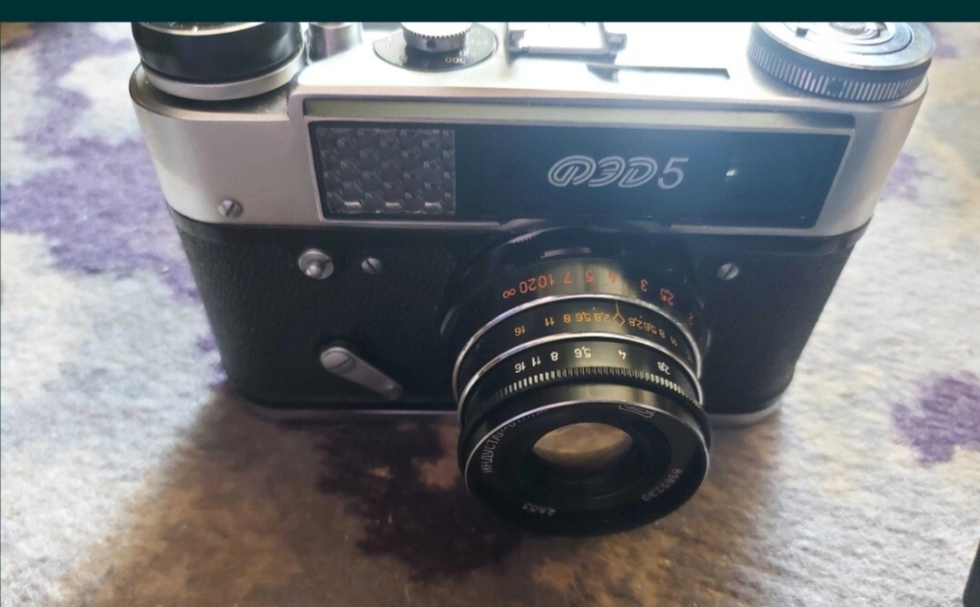 Aparat fotograficzny stary rosyjski FED 5 + INDUST | Wrocław ...