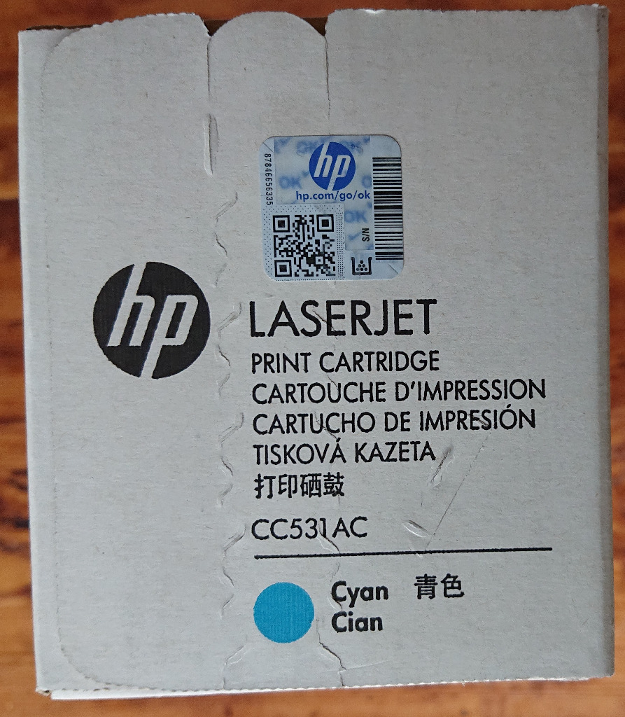 Toner HP CC531AC nowy oryginalny | Zamość | Kup teraz na Allegro Lokalnie